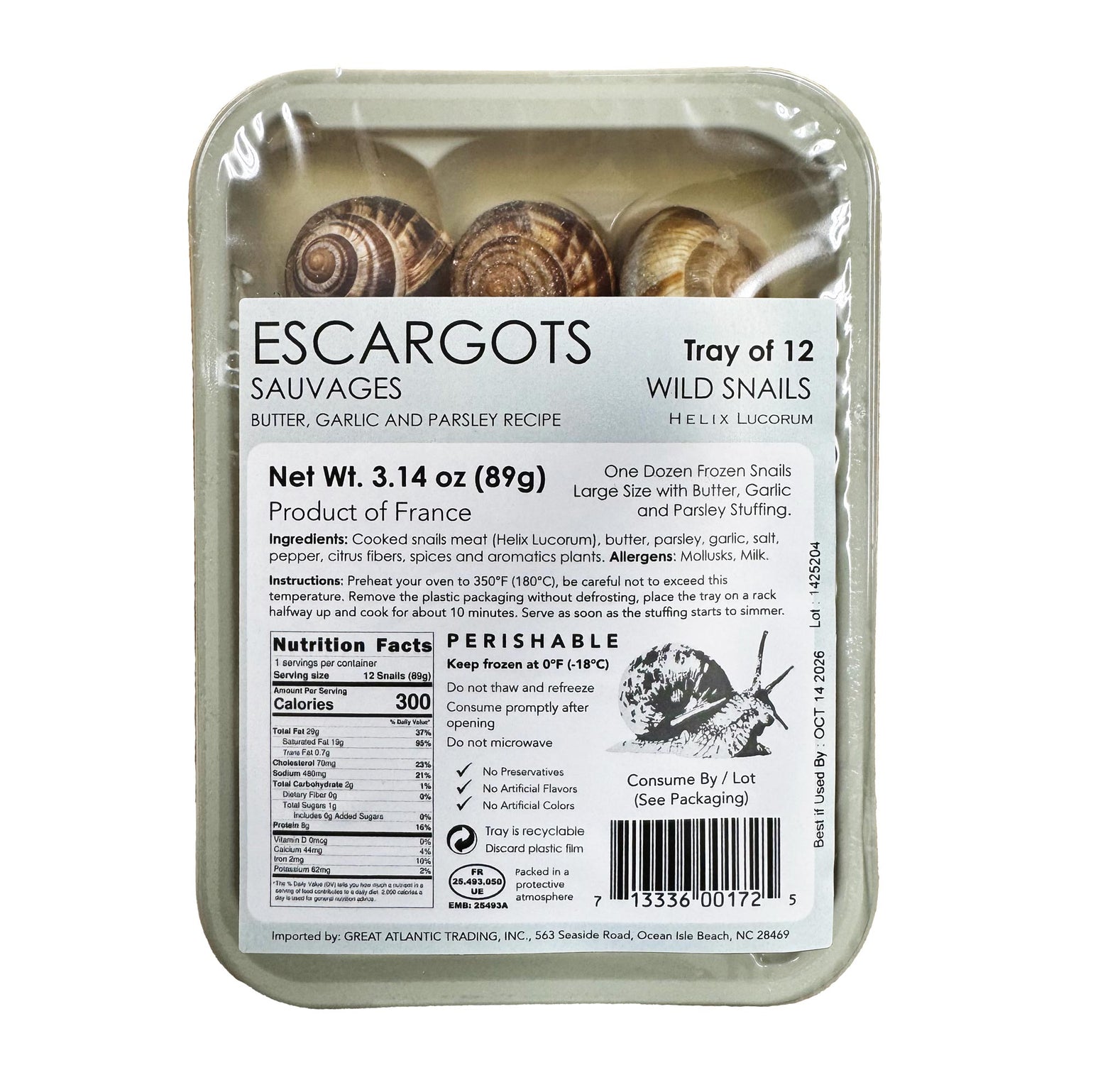 Prepared French Escargot in Shells – Caviar Star